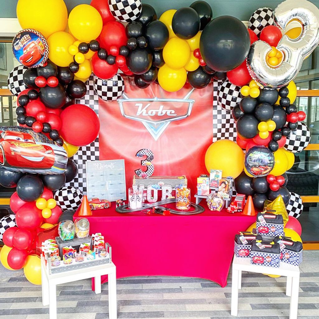 Cars theme birthday store